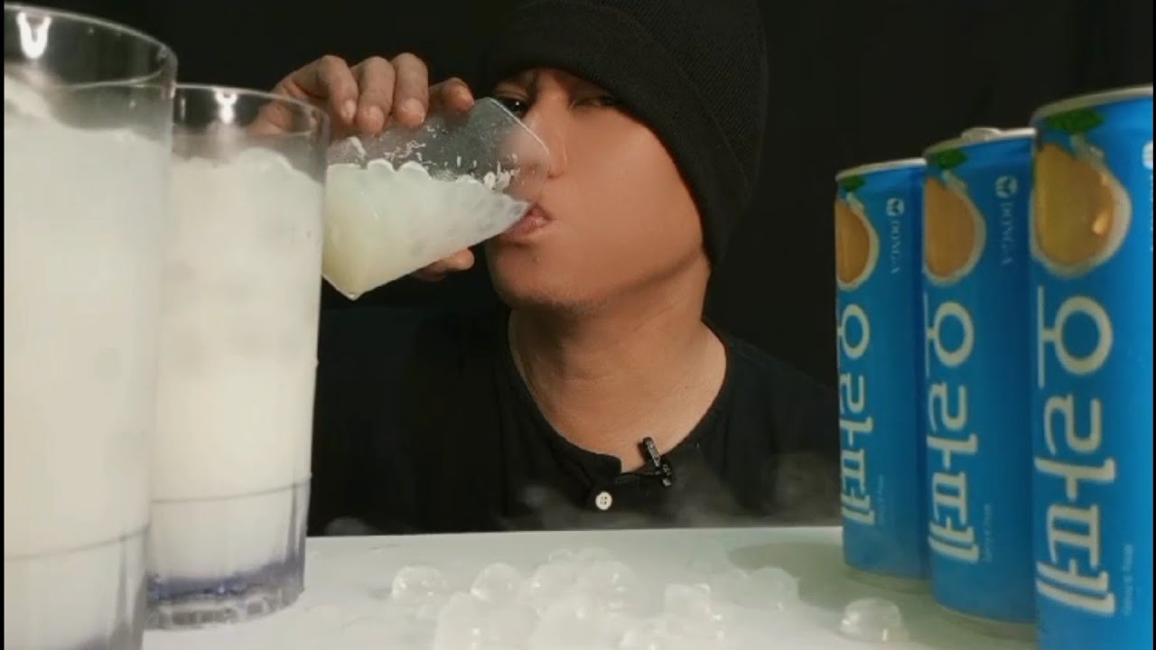 ASMR || COLD DRINKING SOUNDS 🔴 PEAR OLATTE. YOUR FAVORITE BEVERAGES ...