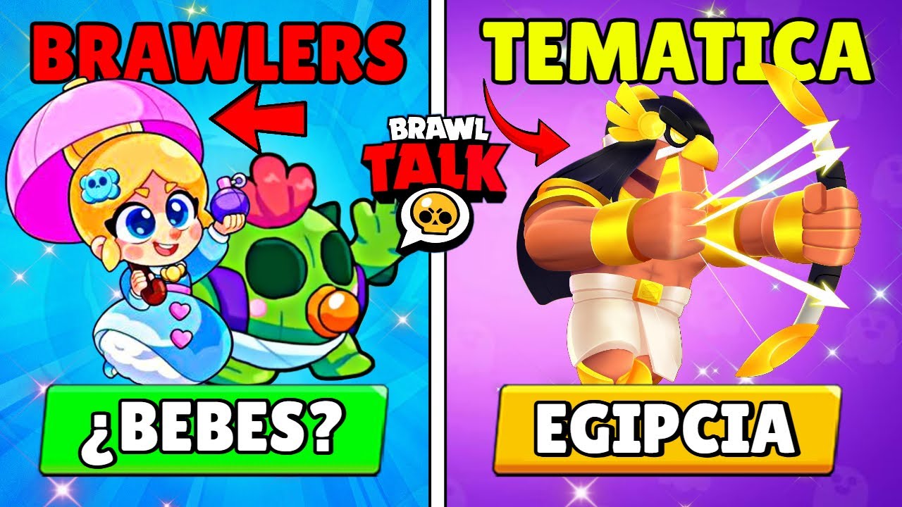 Brawlers BEBÉS y Dioses Egipcios en Brawl Stars😱 - NUEVO TEASER - YouTube