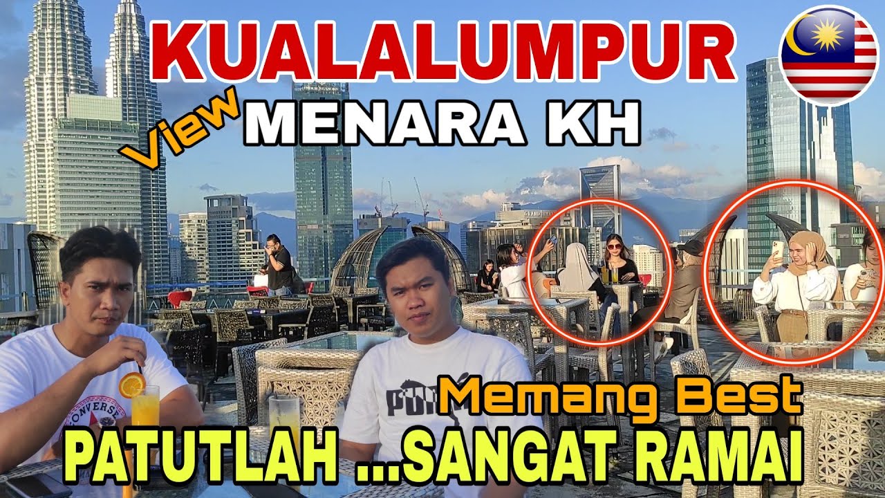 Amazing View KUALALUMPUR 🇲🇾 Heli Lounge Bar Menara KH | Pesona Kuala ...