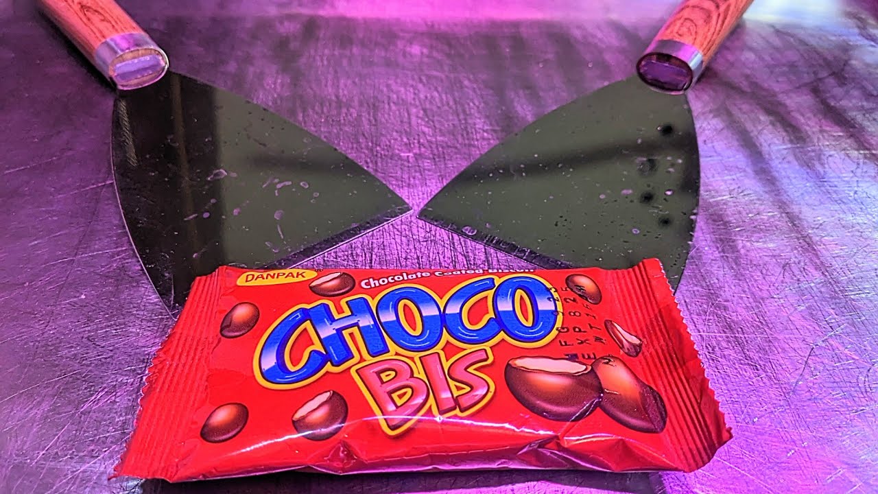 Choco Bis Ice Cream Rolls - Danpak chocolate coated Biscuits | ASMR ...