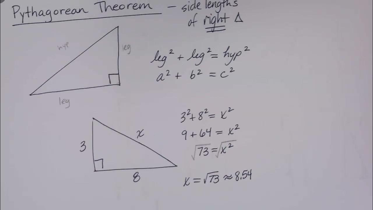 Pythagorean Theorem overview - YouTube