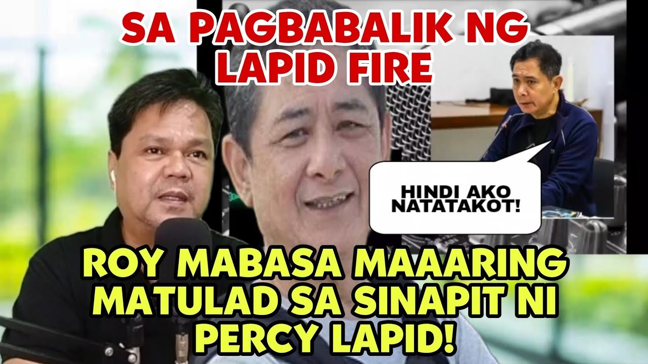SA PAGBABALIK NG LAPID FIRE : ROY MABASA MAARING MATULAD SA SINAPIT NI ...