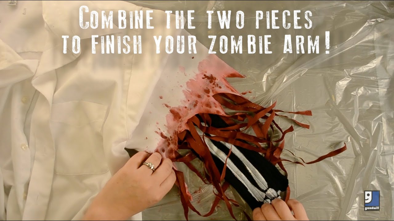 DIY Zombie Arm Tutorial - YouTube