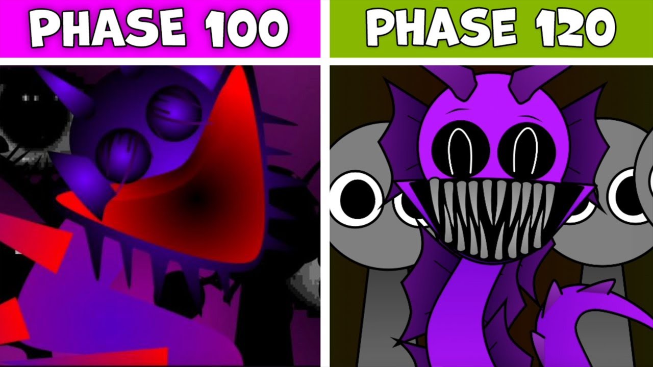 Incredibox Sprunki - Phase 100 VS Phase 120 | New Updates ! - YouTube