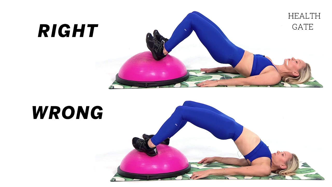 Body by Simone Trainer Shows How to Fix 3 Common Glute Bridge Mistakes ...
