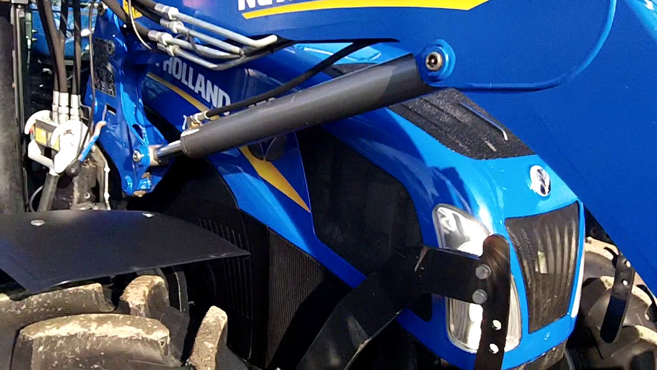 New Holland T5.105 c/w 740TL Loader - YouTube