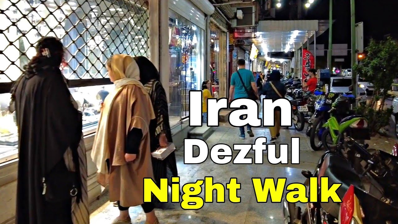 Iran_Khuzestan|View of the Dezful River at Night and Explore the City ...