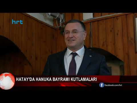 Hatay'da Hanuka Bayramı Kutlamaları