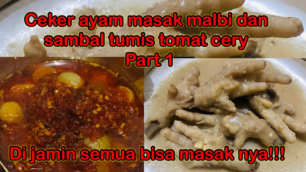 MASAK CEKER AYAM MALBI NGAK PAKEK RIBETTT - YouTube