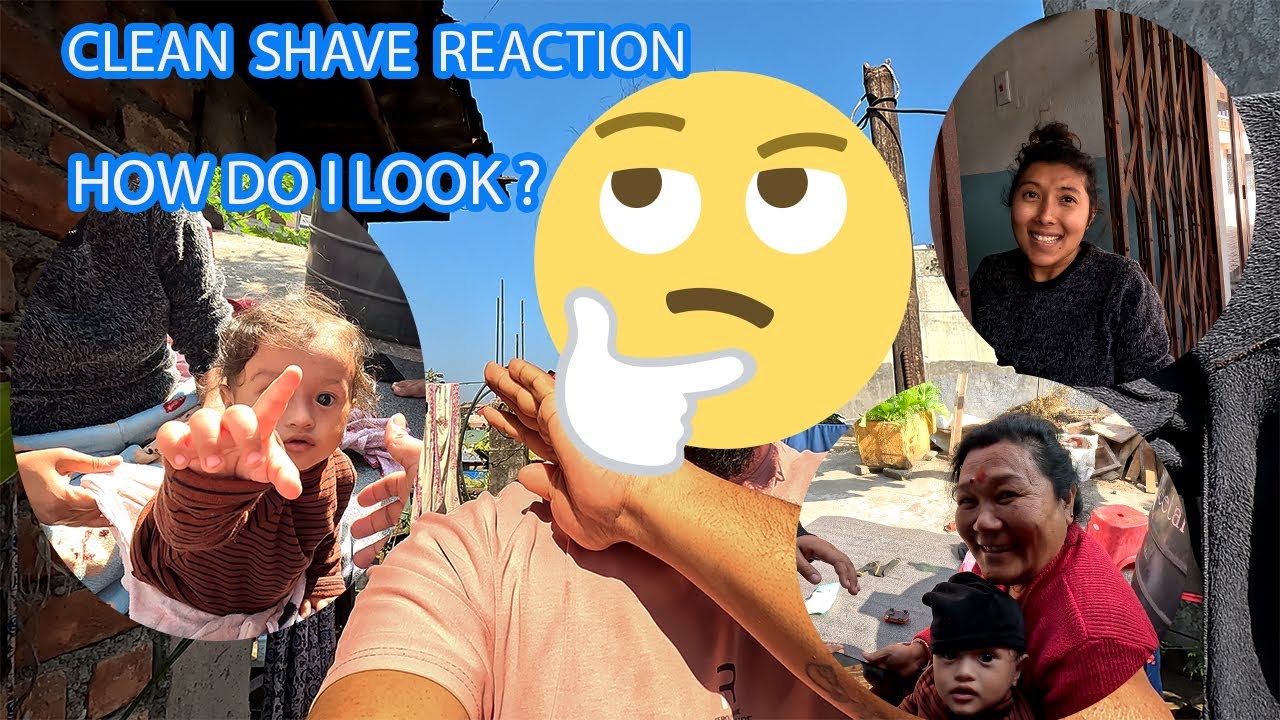 CLEAN SHAVE PRANK ON WIFE, BABY'S REACTION 🤬 - YouTube