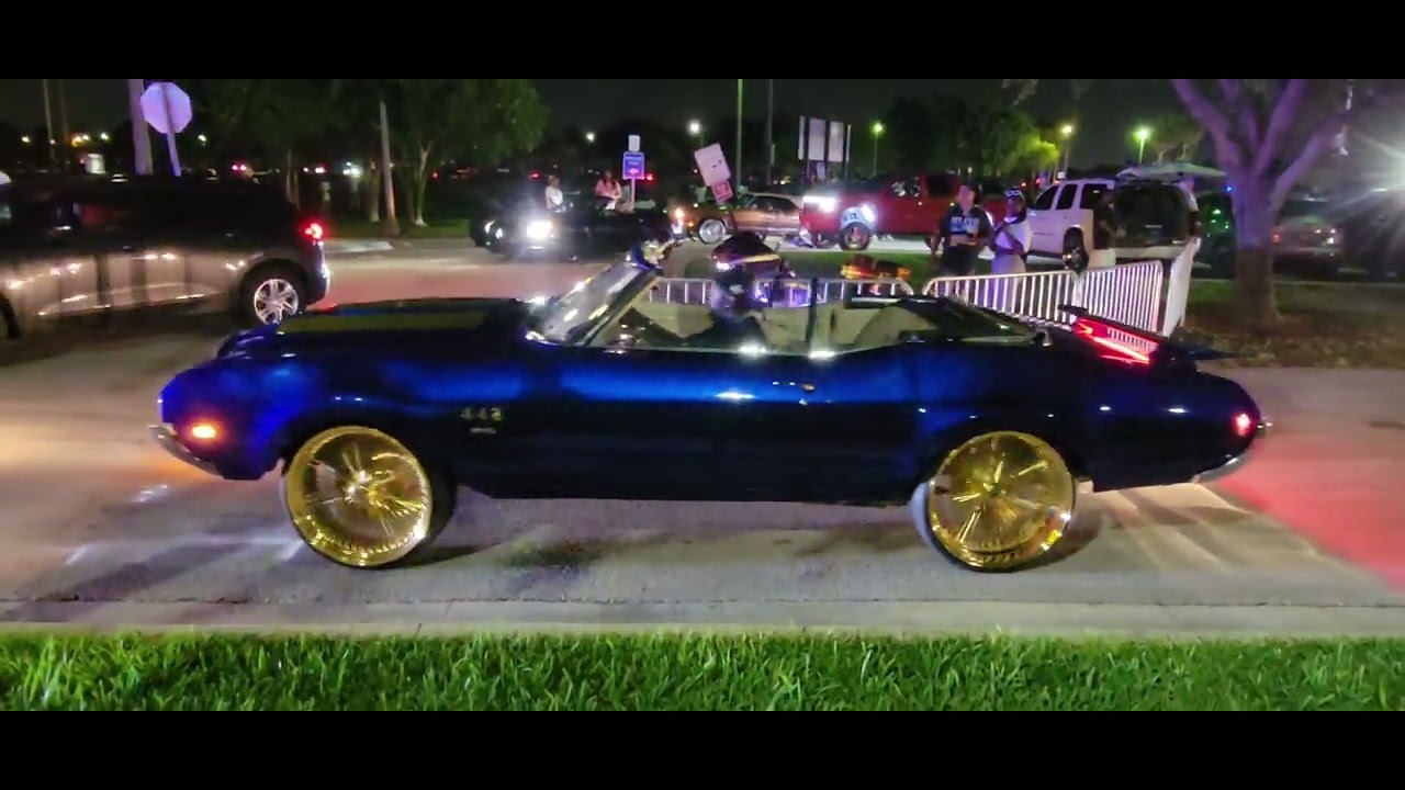 ️1969 Cutlass Convertible on Gold Daytons ️ - YouTube