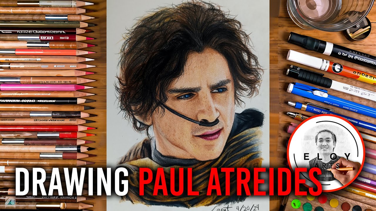 How I Draw Paul Atreides (Timothée Chalamet) from Dune | ELOY ARTS ...
