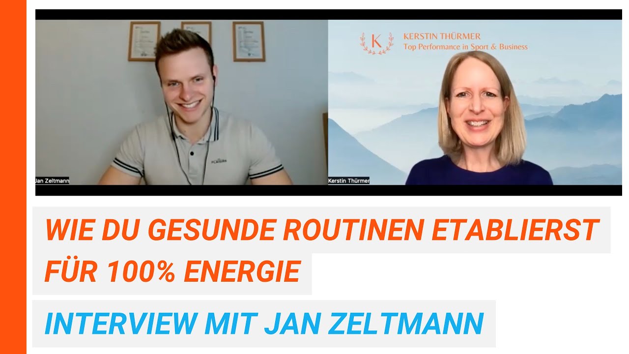 Episode 76: Jan Zeltmann: Wie Du gesunde Routinen etablierst für 100% ...