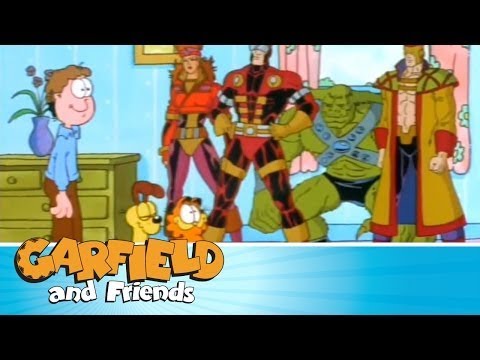Stuck in a Superhero Cartoon - Garfield & Friends