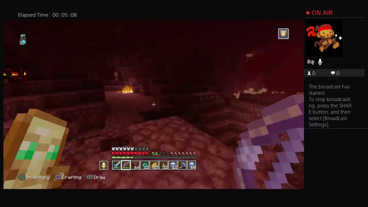Buildin my Nether Path 2 the mesa - YouTube