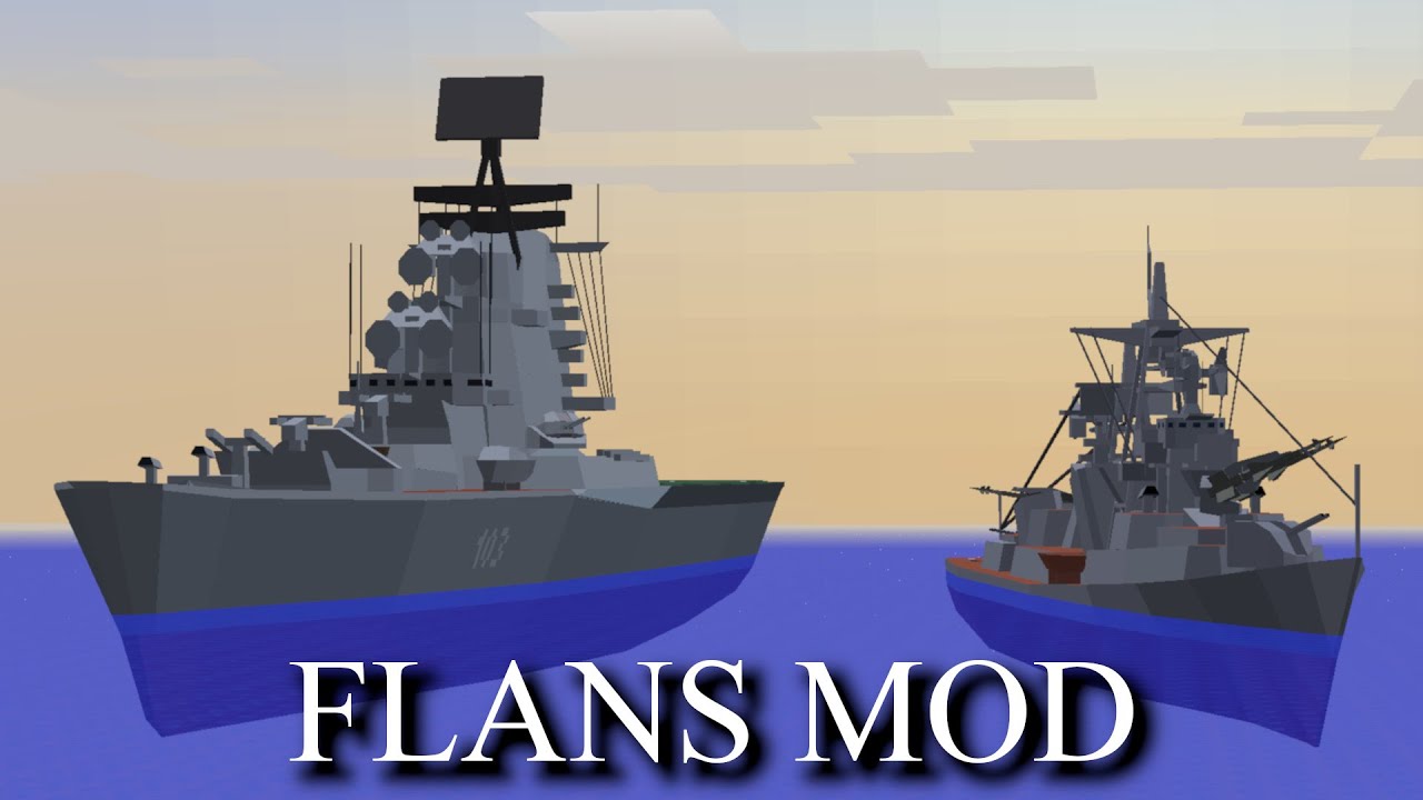 Minecraft Flans Mod: More Cold War Ships - Devblog #74 - YouTube