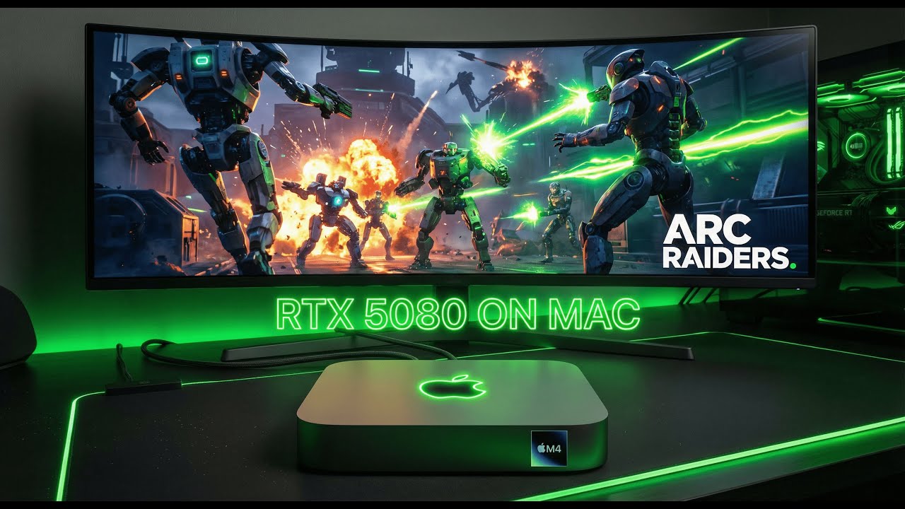 ARC Raiders RTX 5080 on Mac mini M4 – GeForce NOW 2K 100Hz Gameplay ...