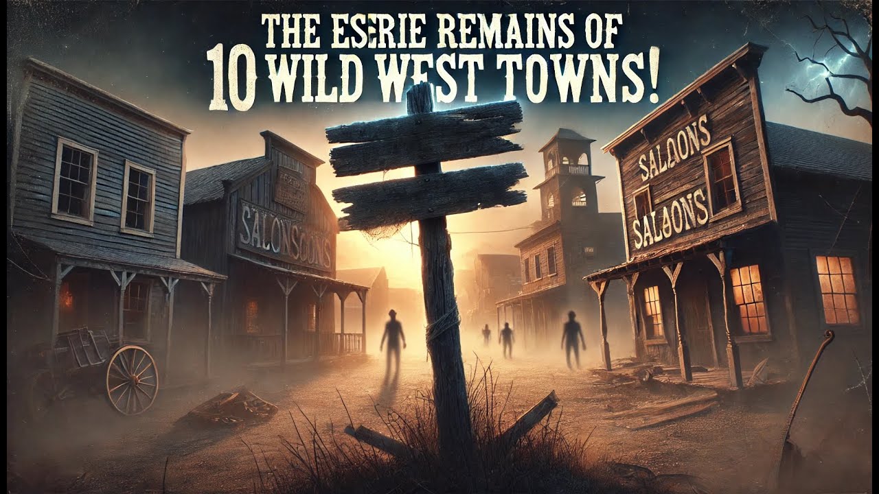The Eerie Remains of 10 Wild West Towns! - YouTube