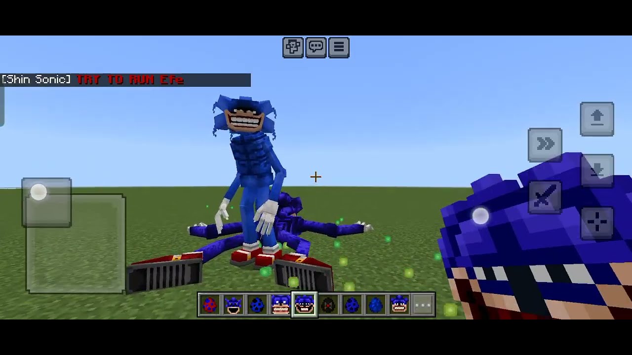 New release shin Sonic Vs. Updated Shin sonic addon in Minecraft - YouTube