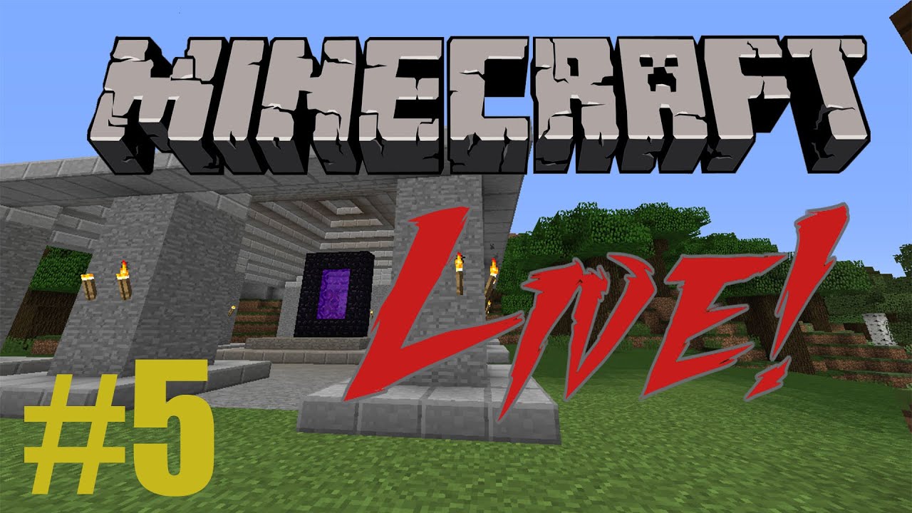 Minecraft Live! #5: Green Screen & Nether Temple - YouTube