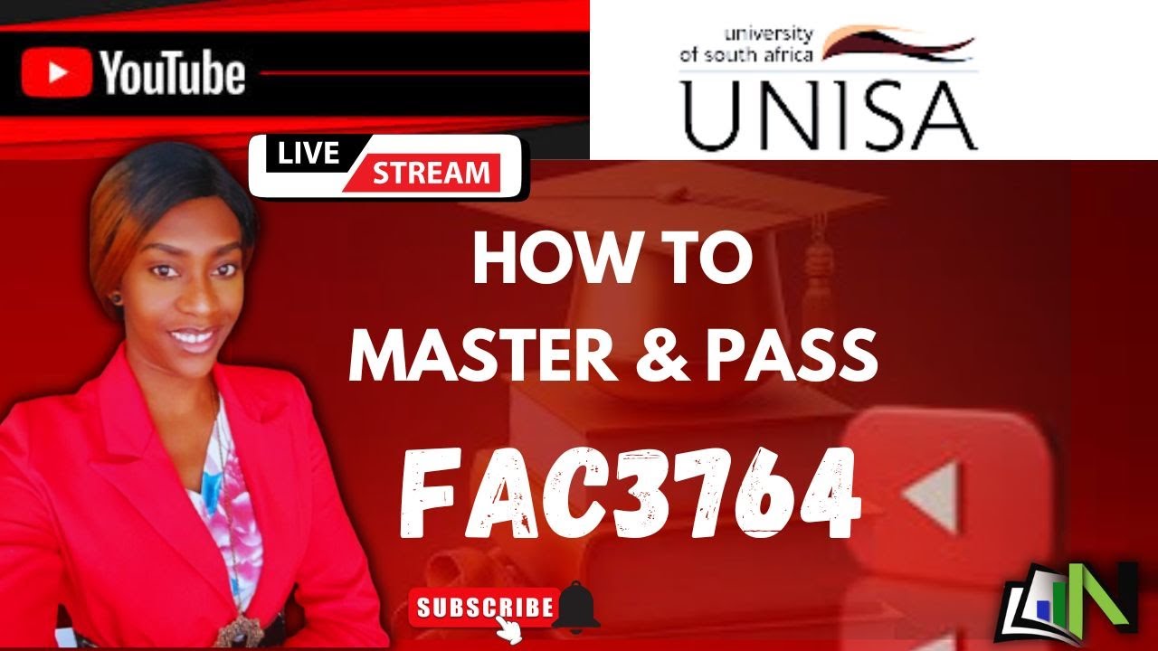 HOW TO MASTER AND PASS FAC3764 | UNISA | BCOMPT - YouTube