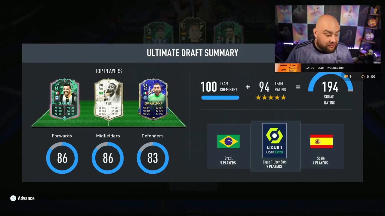 194 Rated Fut Draft In Fifa 22 Youtube