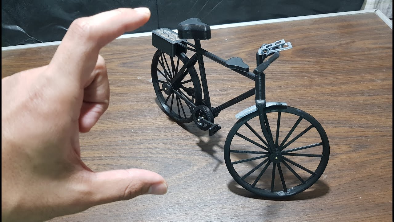 I designed the first 3D printable bicycle - YouTube