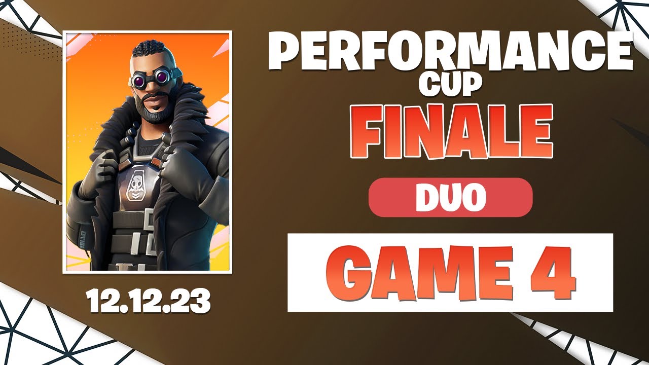 PERFORMANCE CUP | FINALE - GAME 4 🏆 - YouTube