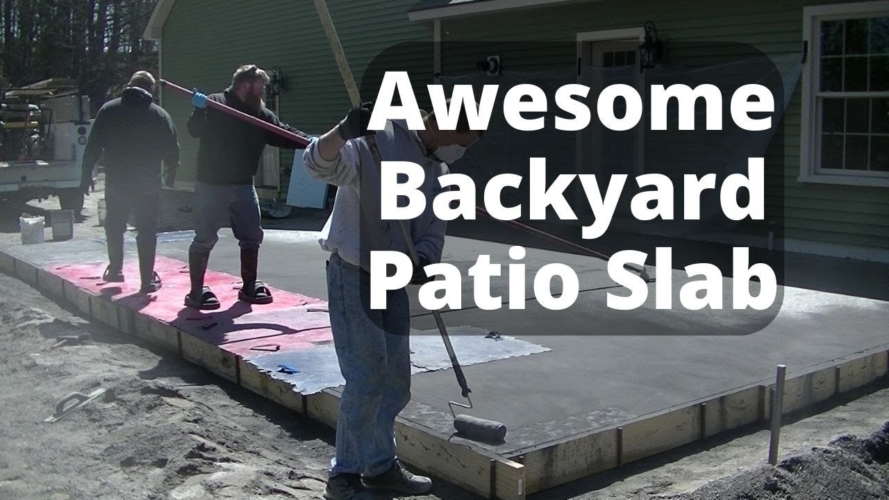 How To Stamp Concrete (Easiest Stamps To Use) Part 2 - YouTube