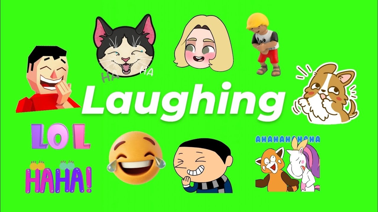 Animated Laughing GIF Green Screen Pack (Free Download) - YouTube