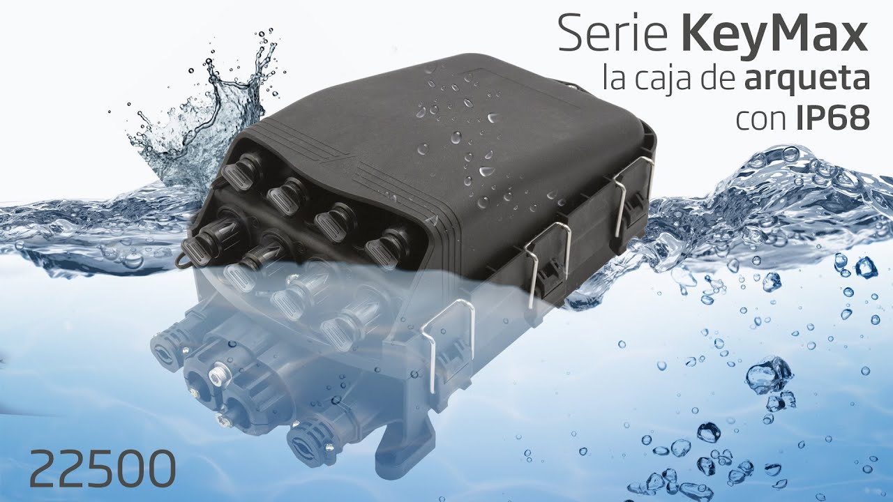 Serie KeyMax 22500, la caja de arqueta con IP68 - YouTube