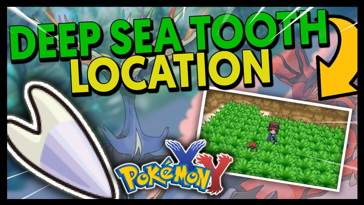 WHERE TO FIND THE DEEP SEA TOOTH ON POKEMON X AND Y - YouTube