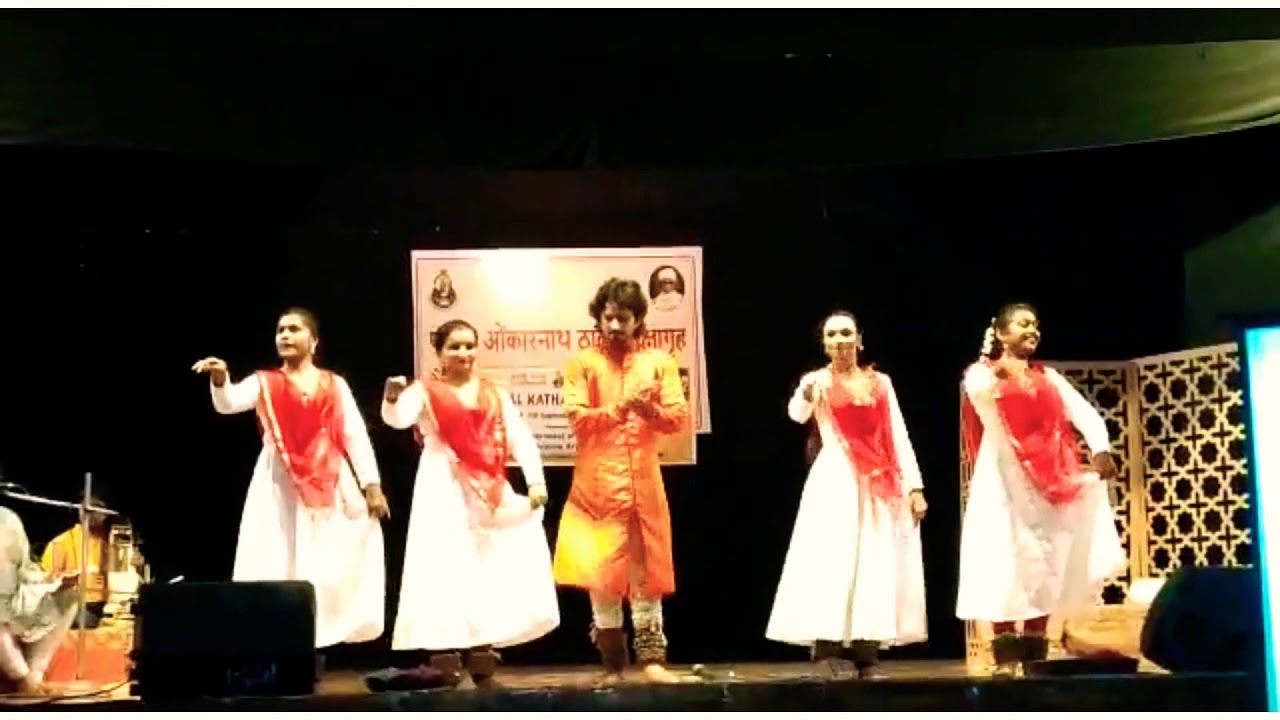 Footwork ladi Kathak dance by Akansha Mishra - YouTube
