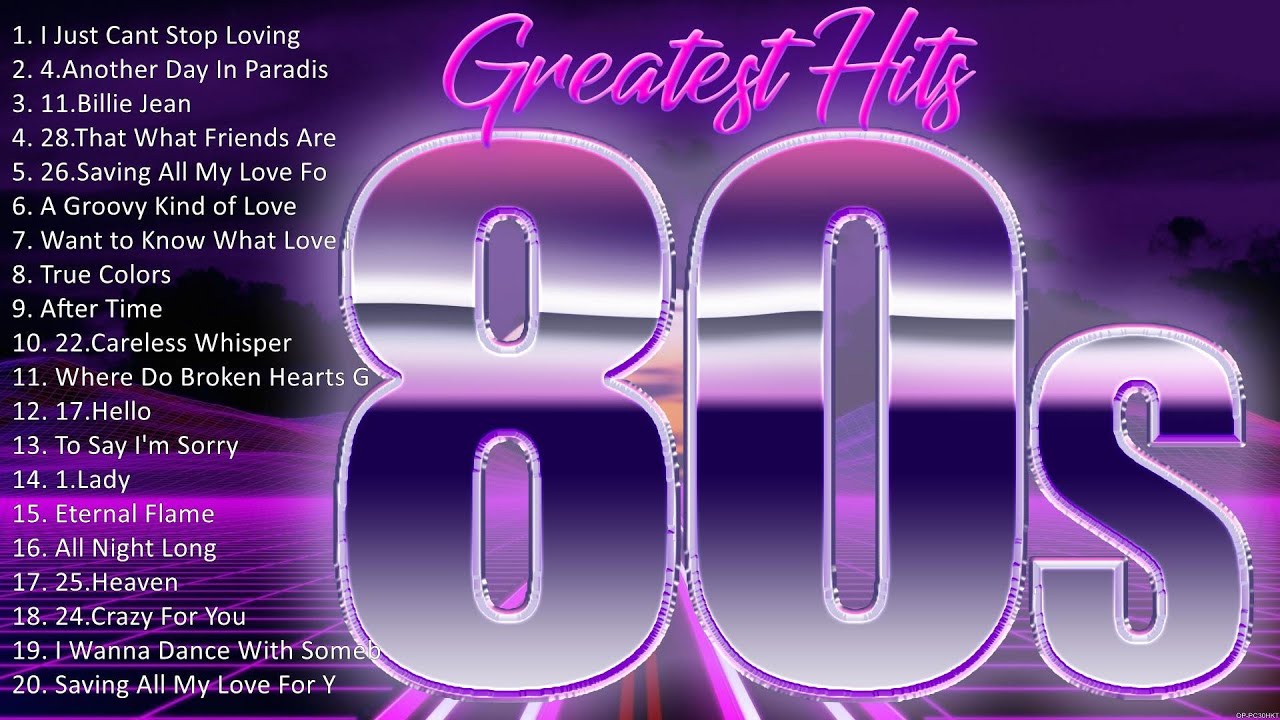 Back To The 80s Music ~ 80s Greatest Hits ~ The Best Album Hits 80s ...