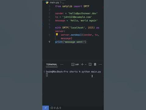 How to Send Emails With Python - YouTube