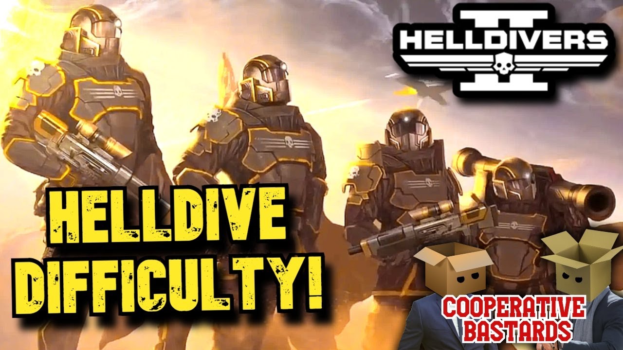 Helldive Difficulty, For the First Time! - YouTube