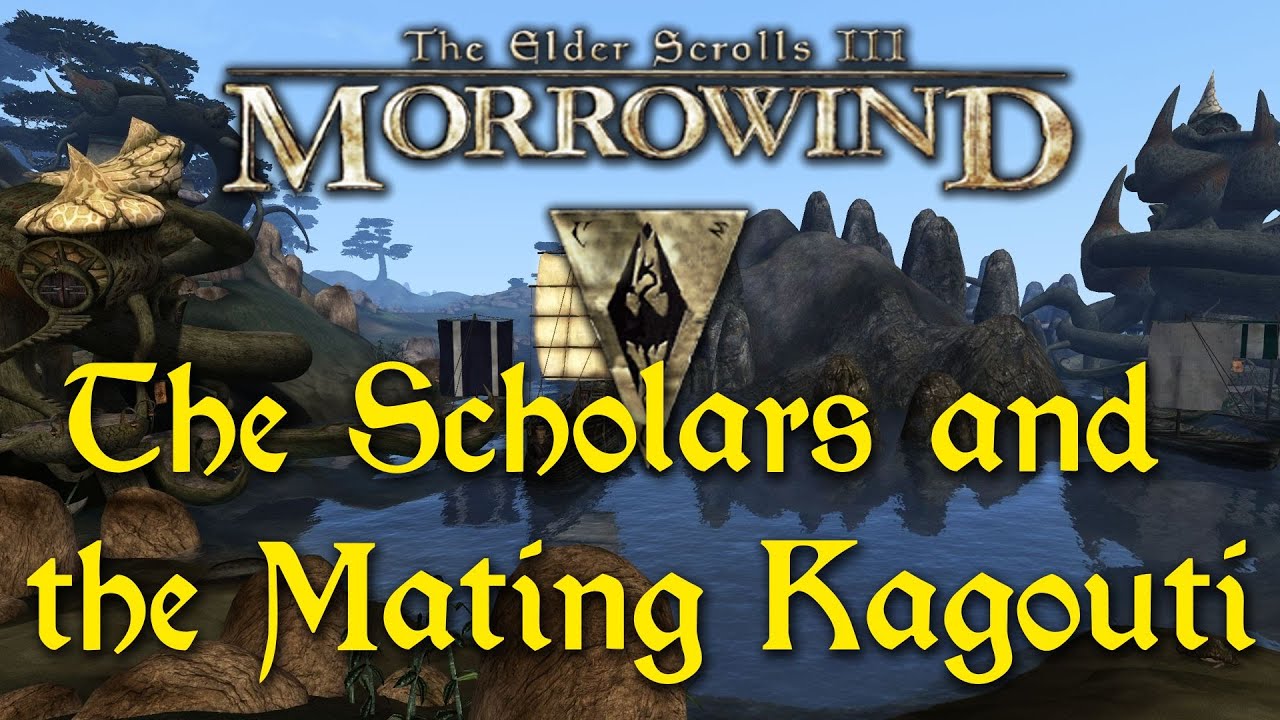 Morrowind — 018 — The Scholars and the Mating Kagouti - YouTube