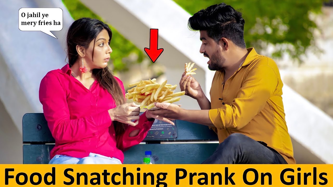 Food Snatching Prank On Girls - @OverDose - YouTube