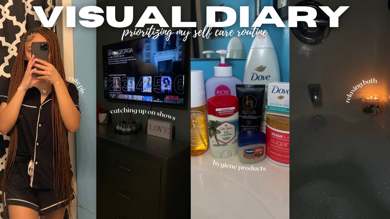 visual diary: my night time pamper routine. (relaxing self care night ...