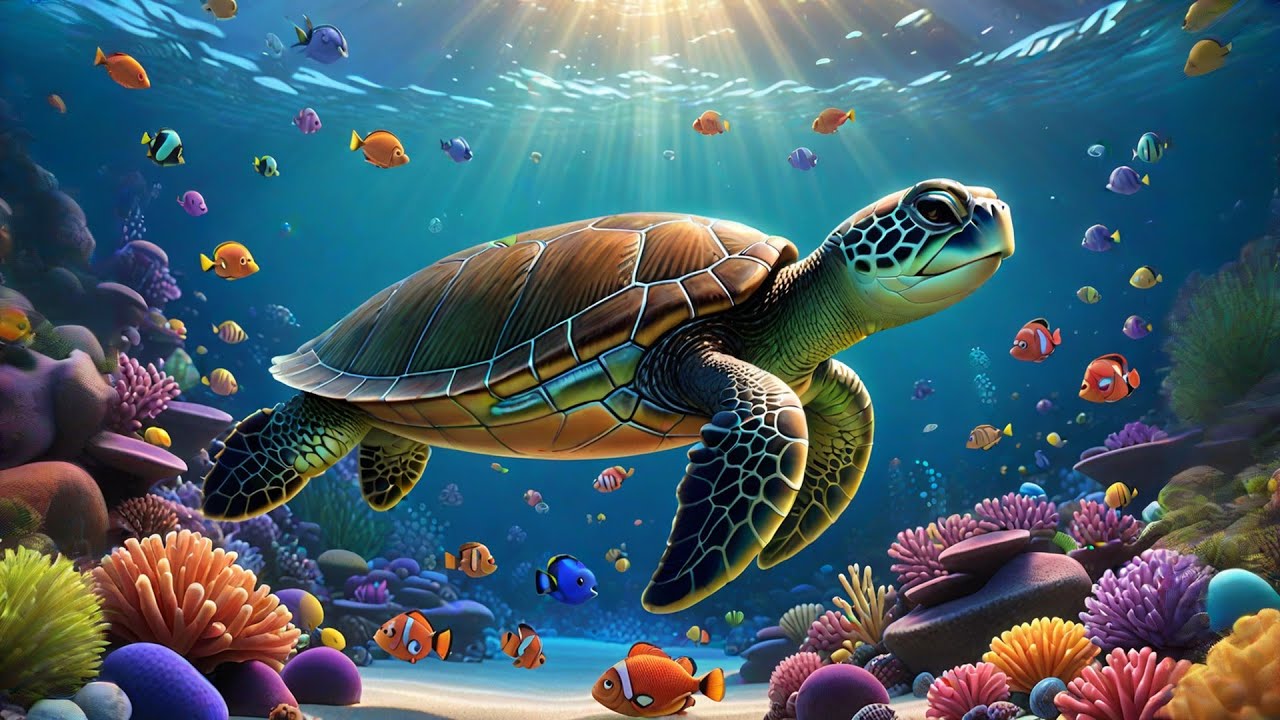Two Little Turtles Take a Swim + More Nursery Rhymes & Kids Songs - YouTube