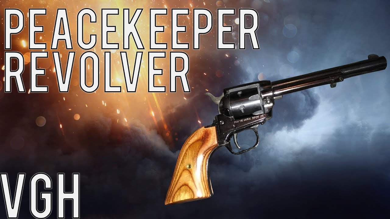 Battlefield 1 - Peacekeeper Revolver IRL - Heritage Rough Rider - YouTube