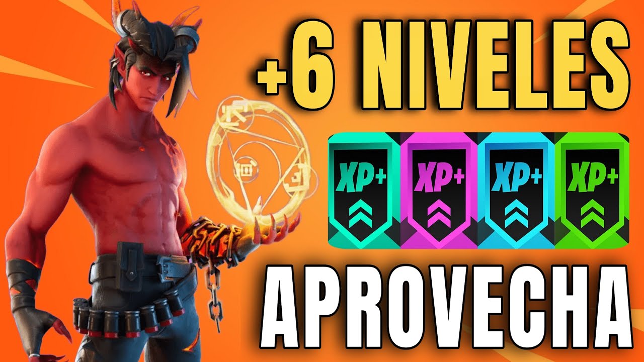 MAPA DE XP +6 NIVELES XP🎁 COMO SUBIR DE NIVEL EN FORTNITE MAPAS DE XP ...
