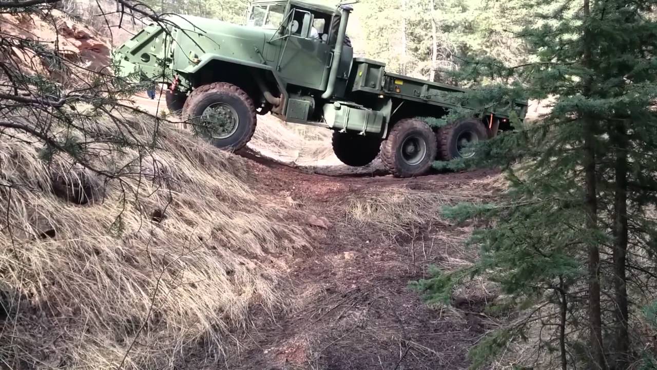 M925A2 Ditch Hill Climb 2 Colorado 6x6 M939A2 - YouTube