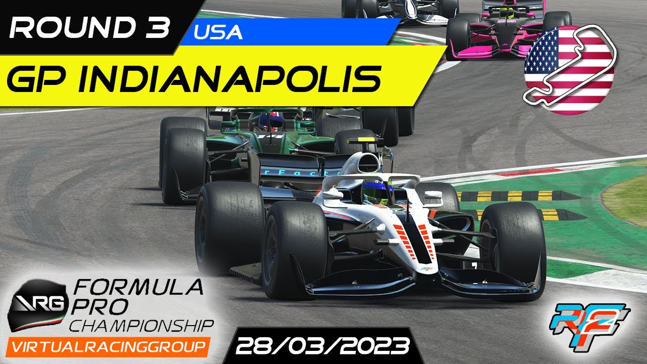 USA GP | rFactor 2 | Formula Pro 2023 | Round 3 - YouTube