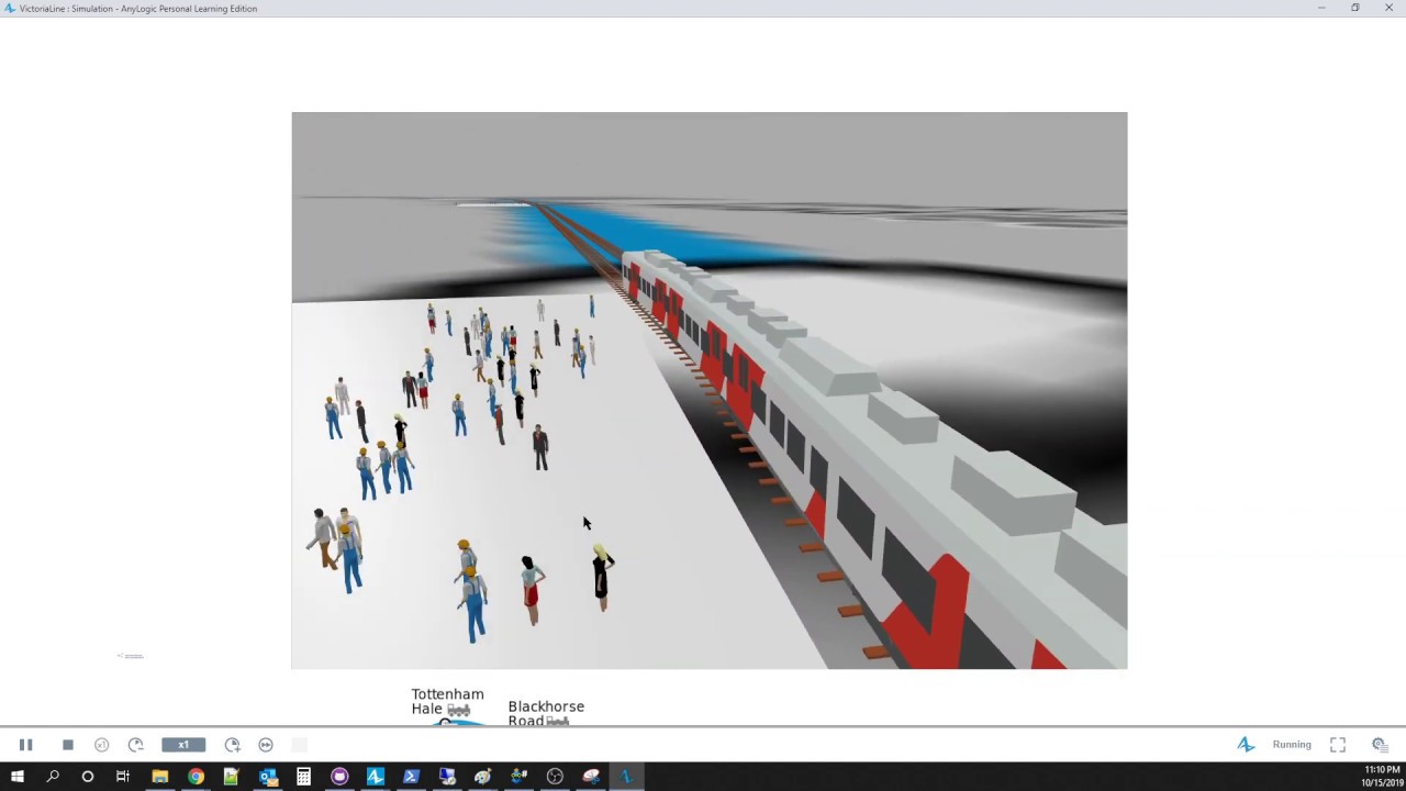 Simulation of Victoria Line - YouTube