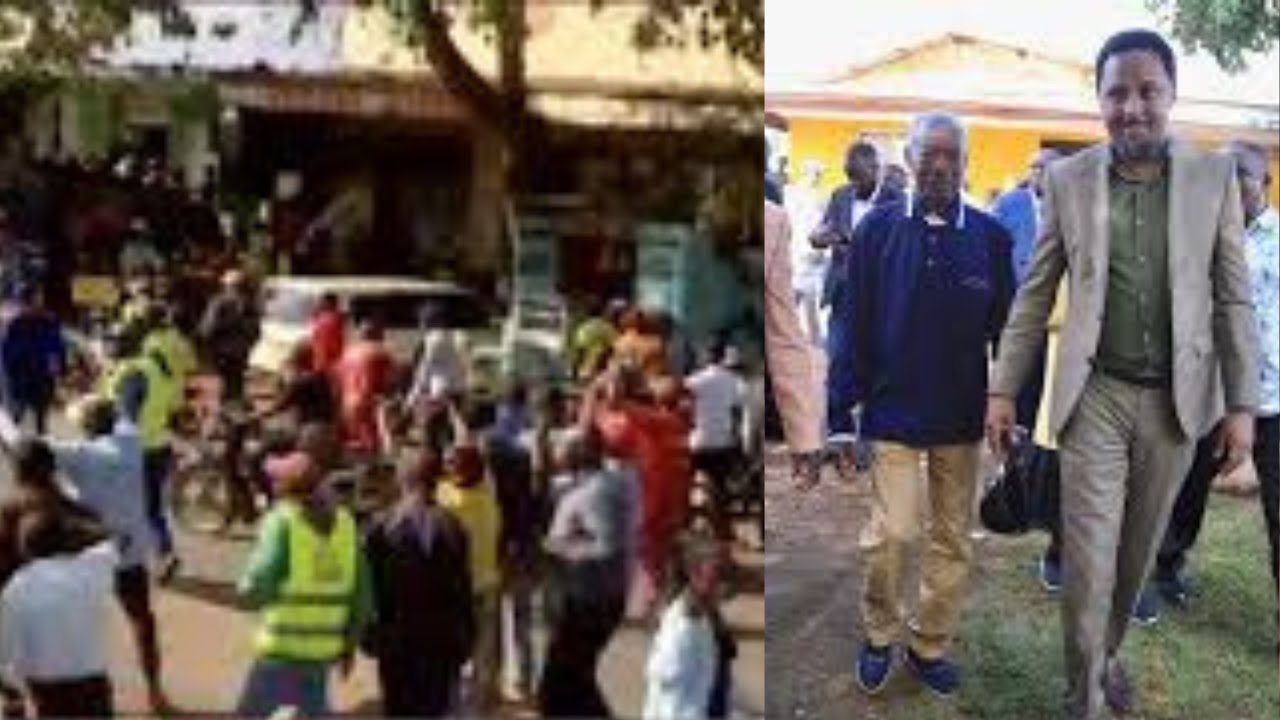 Nyeri Chaos: Police Chased by Angry Crowd Over Gachagua Tensions ...