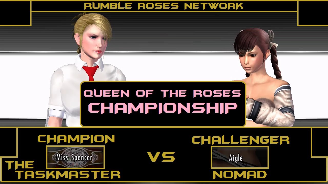 RUMBLE ROSES XX [XBOX 360/XBOX One] QUEEN OF THE ROSES CHAMPIONSHIP ...