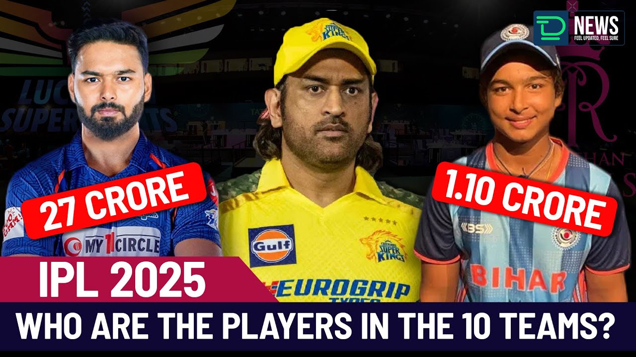 IPL 2025 - Who are the players in the 10 teams? Deaf Talks | Deaf Talks ...