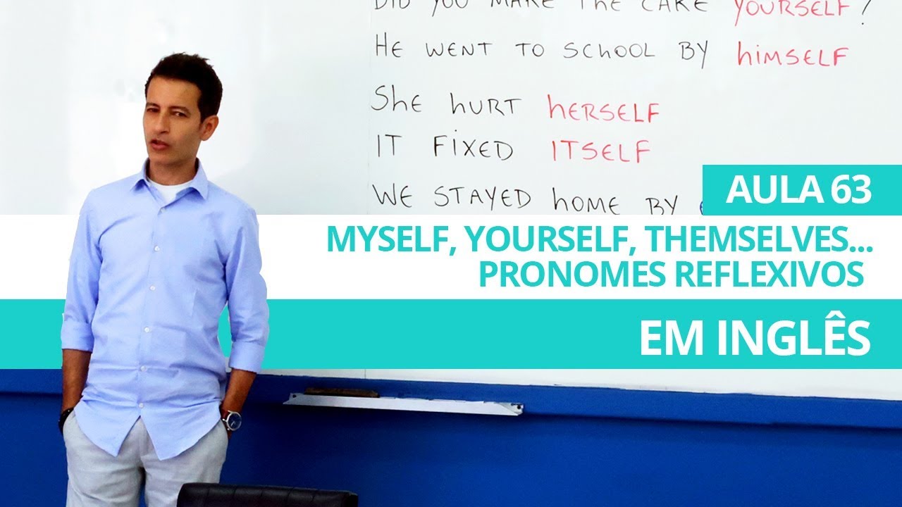 PRONOMES REFLEXIVOS EM INGLÊS - AULA 63 PARA INICIANTES - PROFESSOR ...