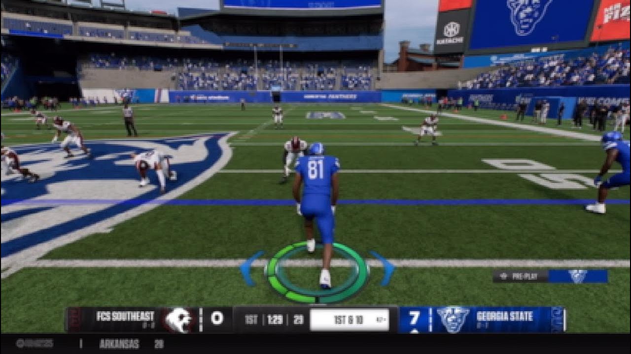 College Football 25 Calvin Johnson WR Build vs FCS - YouTube
